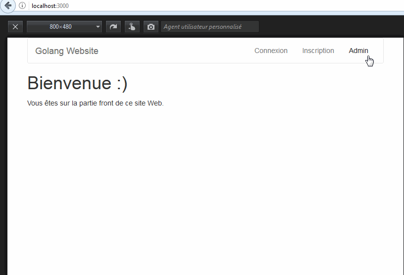 Connexion / déconnexion avec Gin - https://etienner.github.io