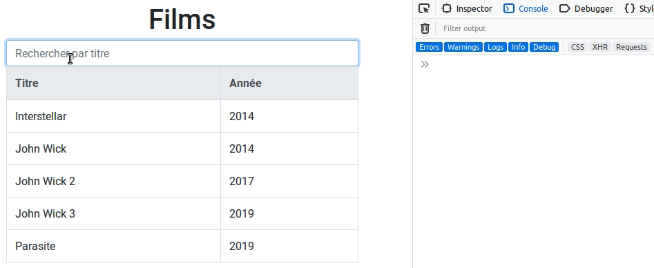 Application CRUD en Javascript - https://etienner.github.io